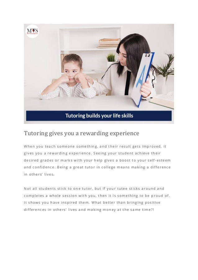 How Tutoring Is The Best Part-Time Job for College Students