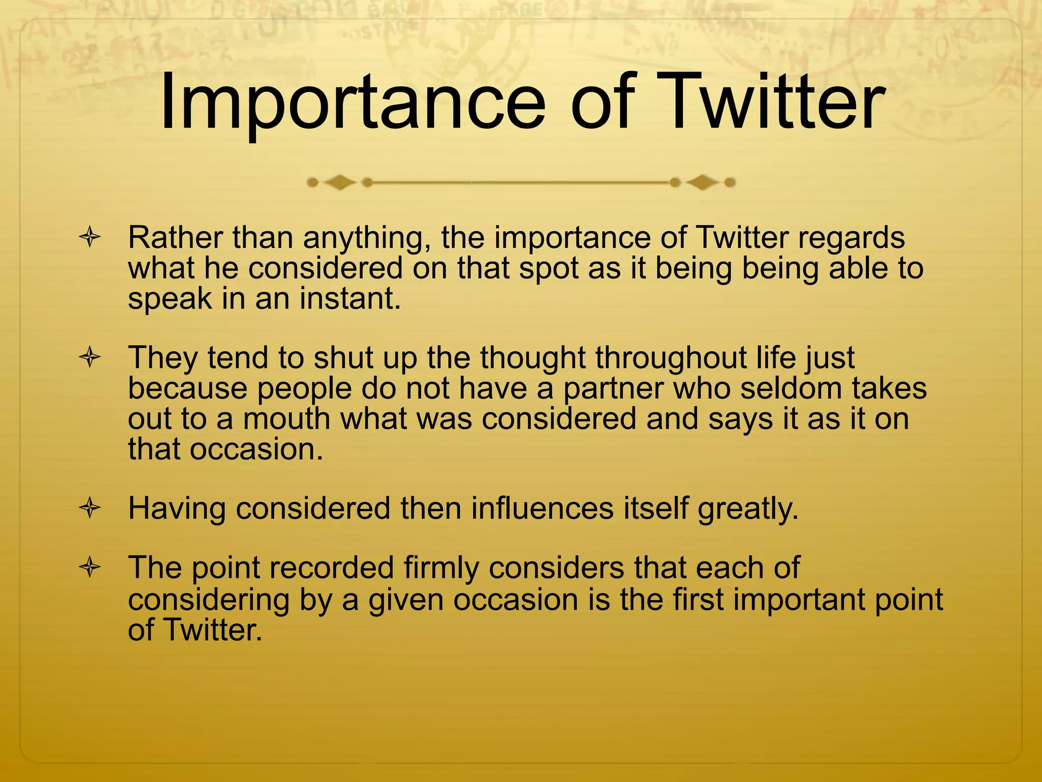 How twitter works | PPT