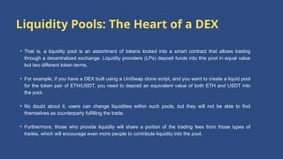 How UniSwap Clone Script Ensures Liquidity on a DEX (1).pptx