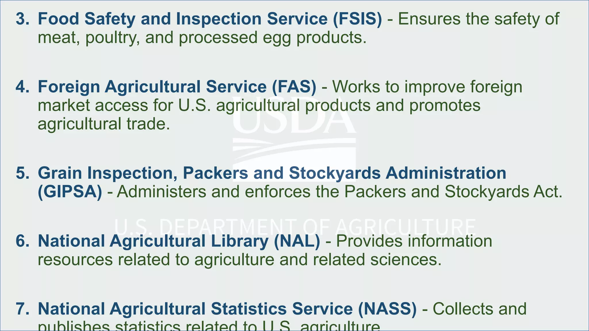 How US Department of Agriculture Works(USDA.pptx