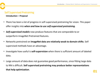 How useful is self-supervised pretraining for Visual tasks? | PPT