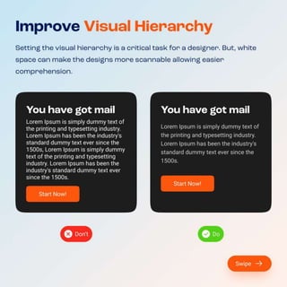How Using White Space Improve UI Design? | PDF