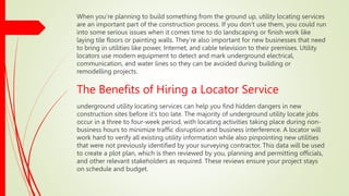 How Utility Locating Services Can Help You Find Hidden Dangers in New ...