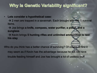 4 Genetics - How variability is produced in a population | PPTX ...