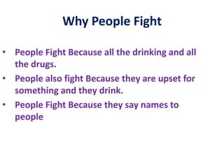 How violence affected my life | PPTX