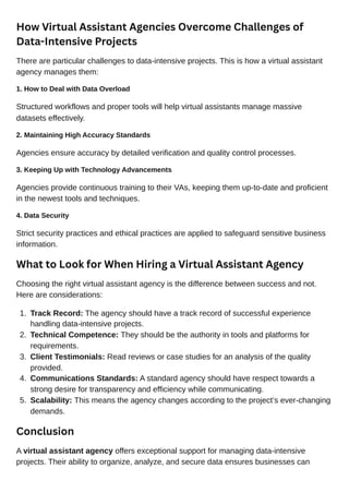 How Virtual Assistant Agency Excel in Data-Intensive Projects.pdf