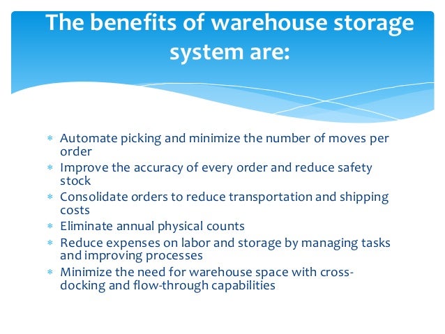 How warehouse storage system helps to manage warehouse