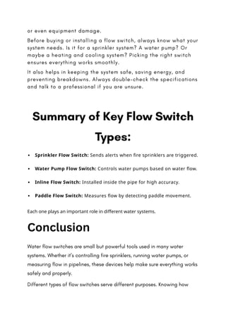 How Water Flow Switches Work and Their Key Types.docx