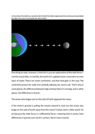 How waves, tides and currents are formed ? | PDF