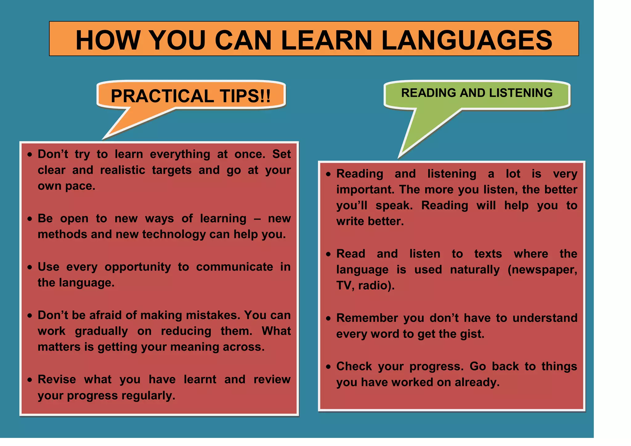 How we can learn new languages | DOCX