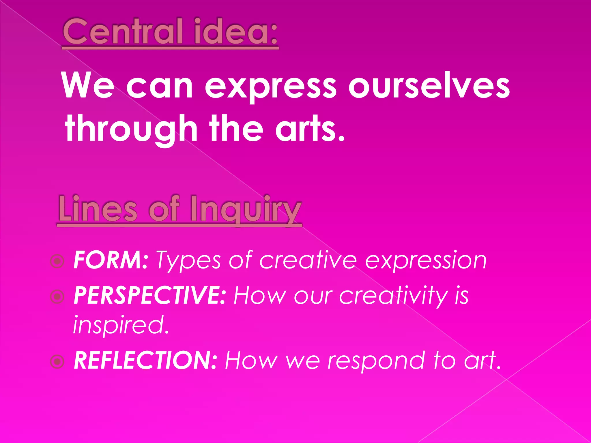 How we express ourselves pp | PPTX