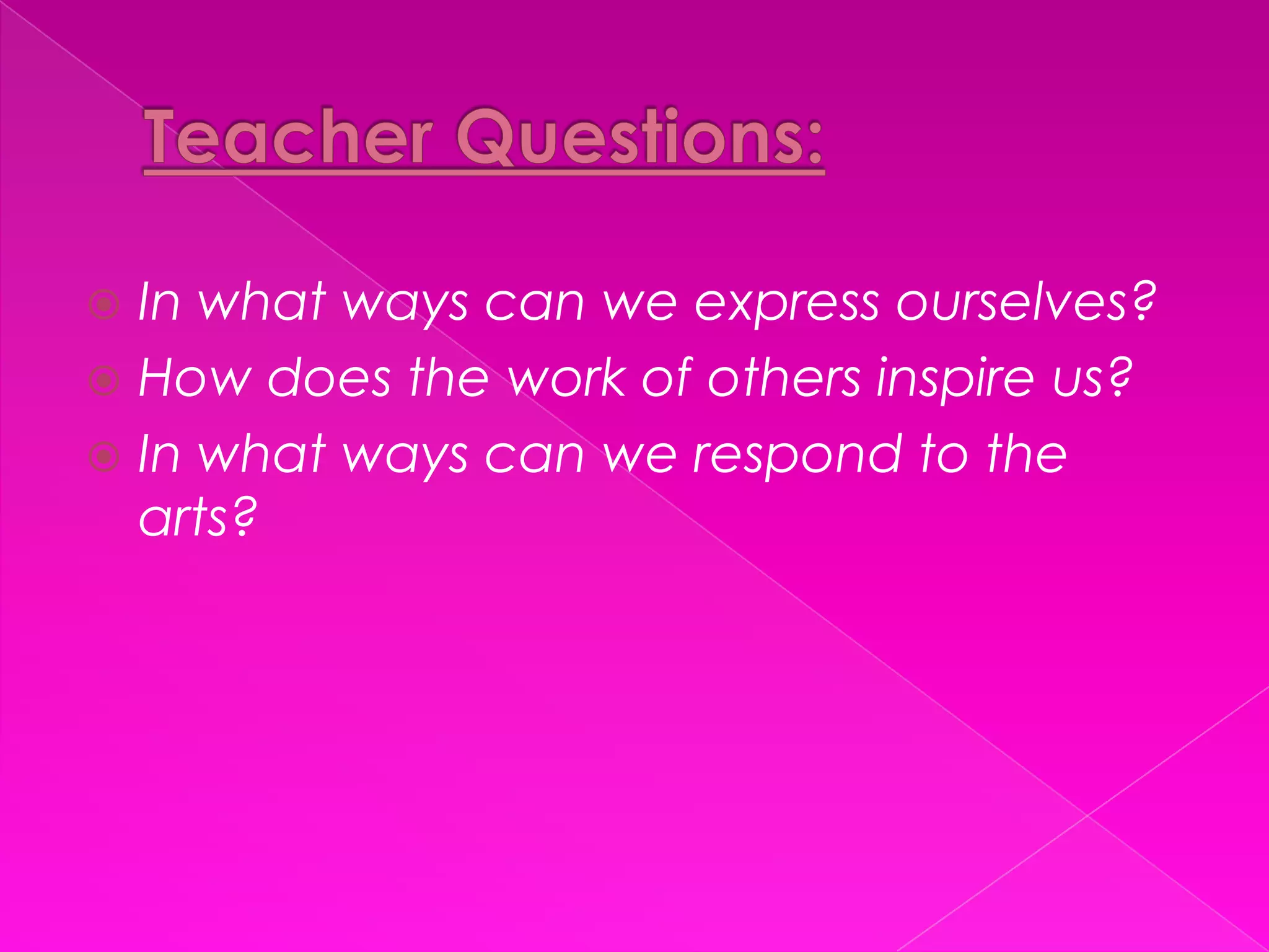 How we express ourselves pp | PPTX