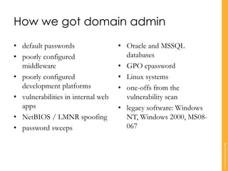 How we got domain admin | PPT