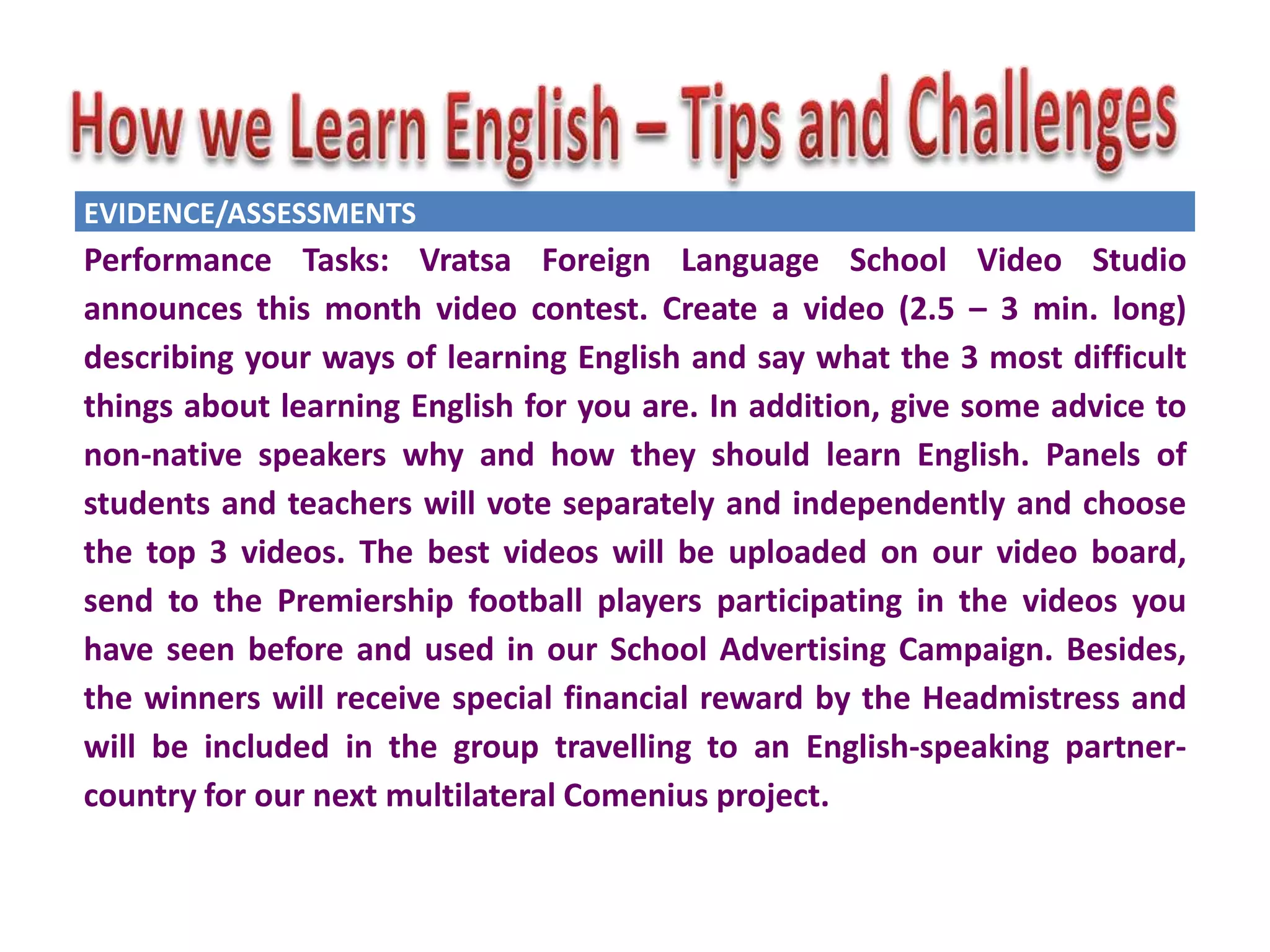 How we learn english presentation - elka oct. 17 | PPT