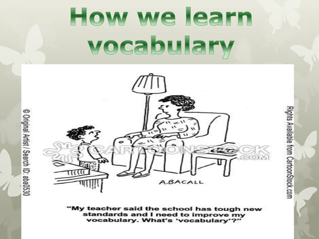 How we learn vocabulary | PPTX