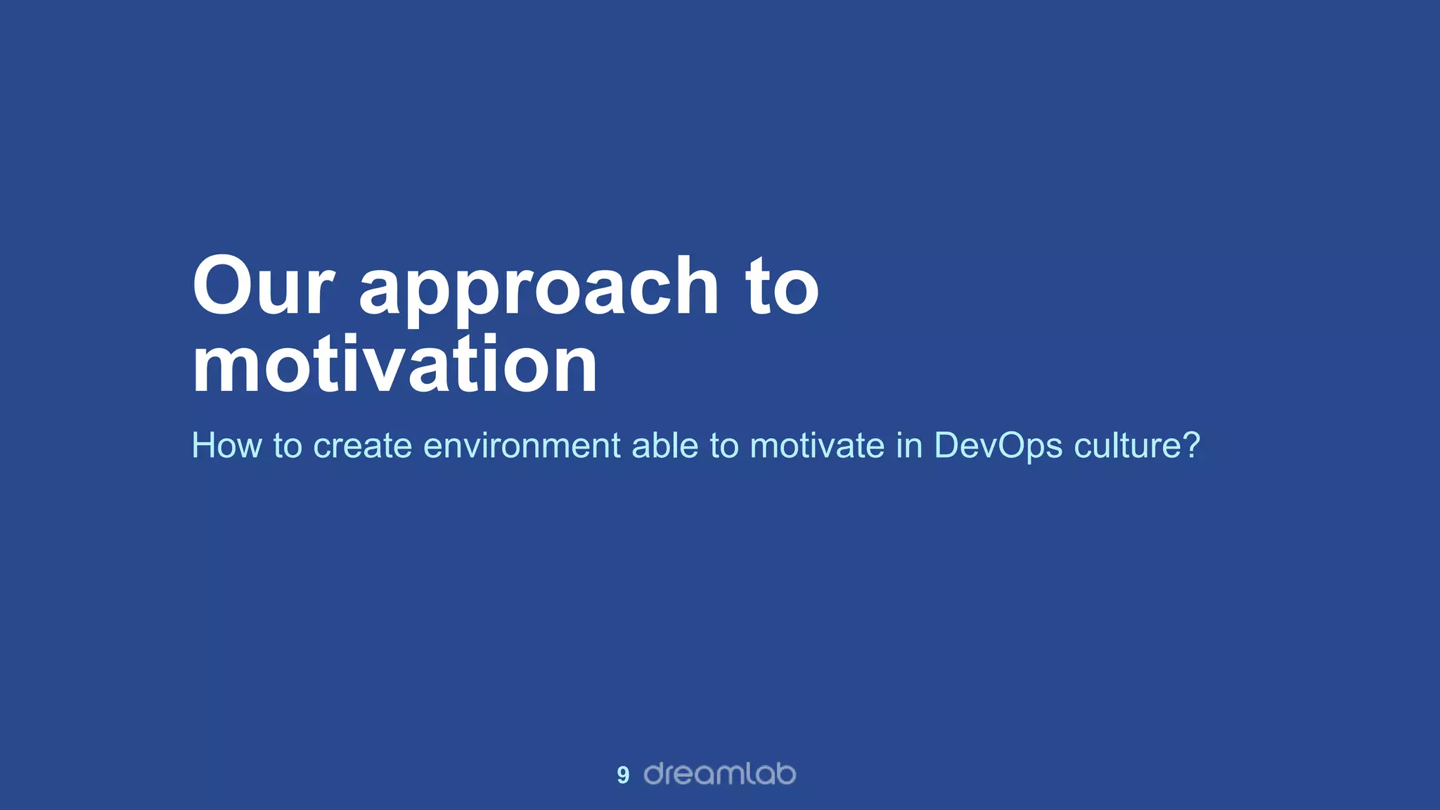 About Motivation in DevOps Culture | PPTX