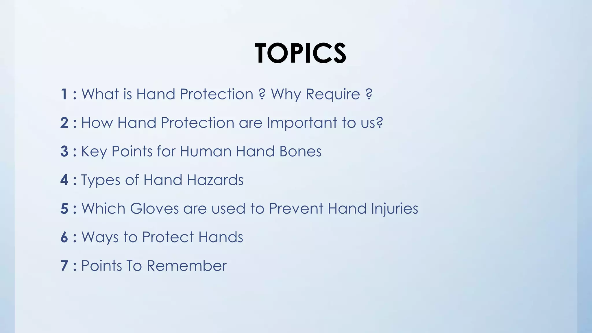 How We Protect Our Hand From Hazards in Our Daily Life | PPTX | First ...