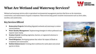 How Wetland and Waterway Services Support Aquatic Habitats.pptx