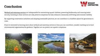 How Wetland and Waterway Services Support Aquatic Habitats.pptx