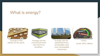 How we use energy? | PPTX