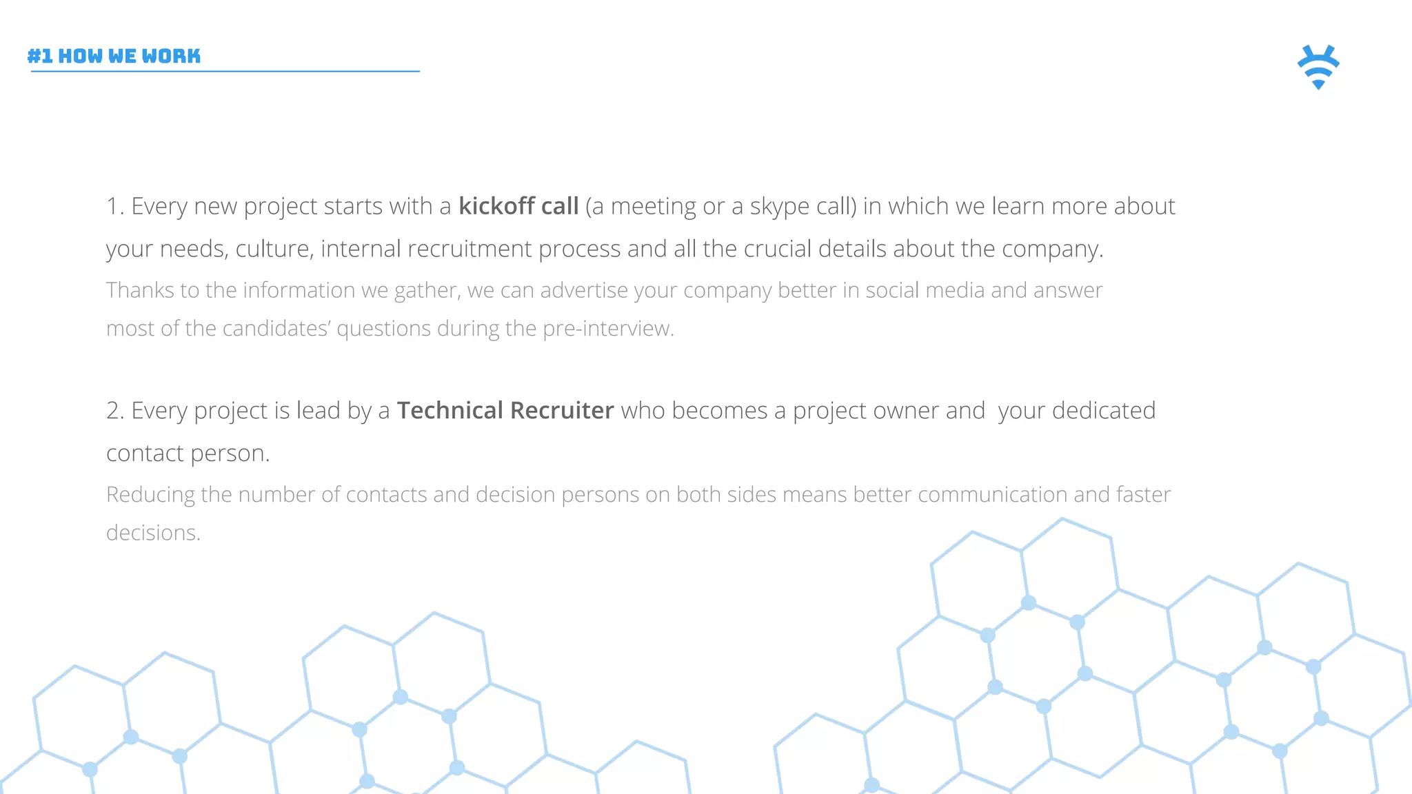 How we work @ Bee Talents | PPT