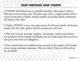 Plastic DrinkWare Ready Made or Customized to Order | PPT