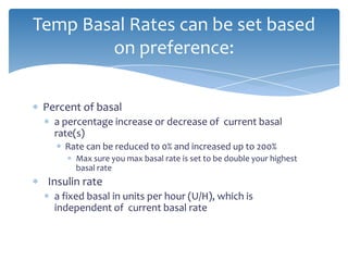 How, When and Why to Use Advanced Insulin Pump Features | PPTX