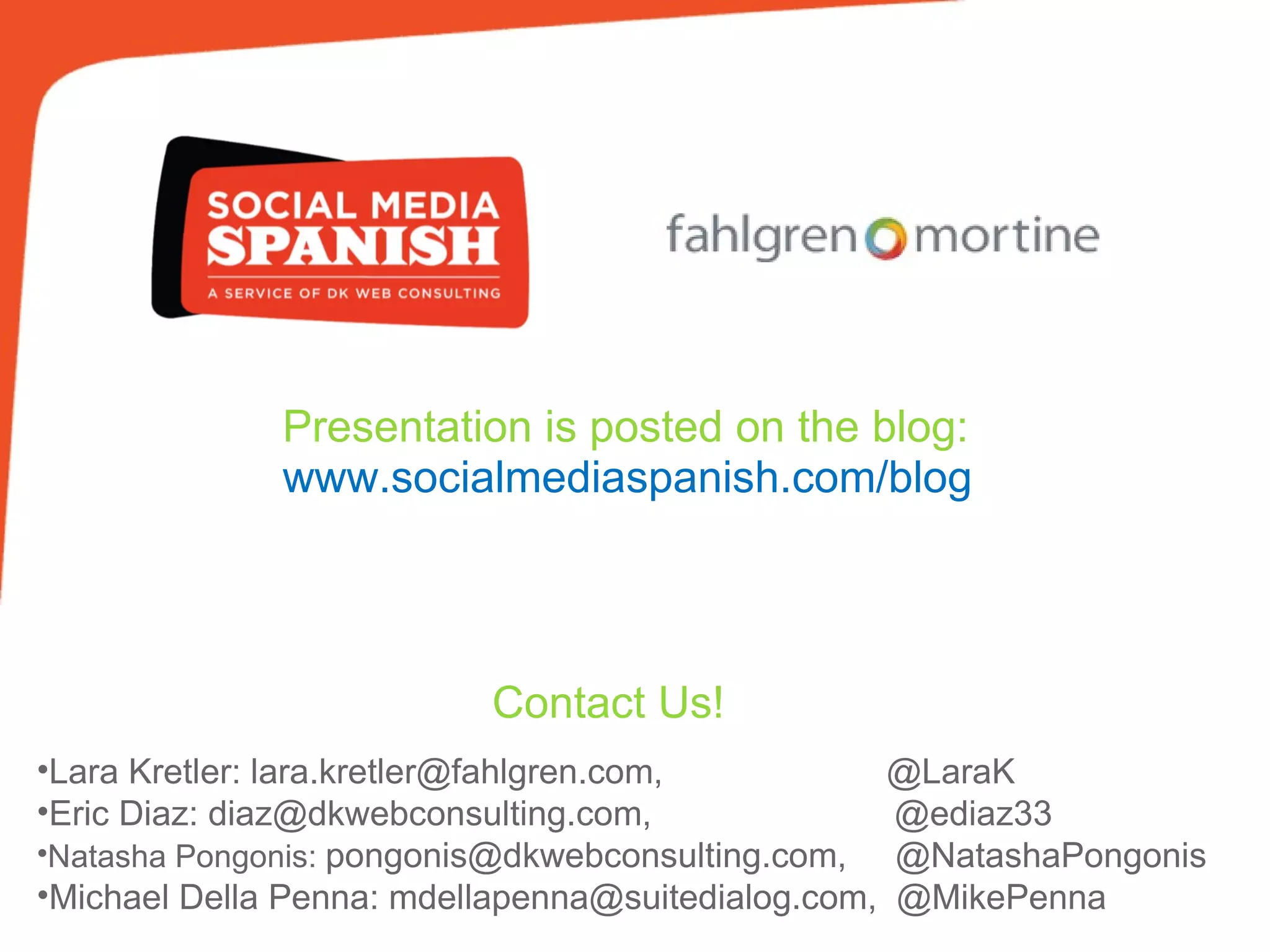 How and When to Partner with a Hispanic Marketing Agency | PPT