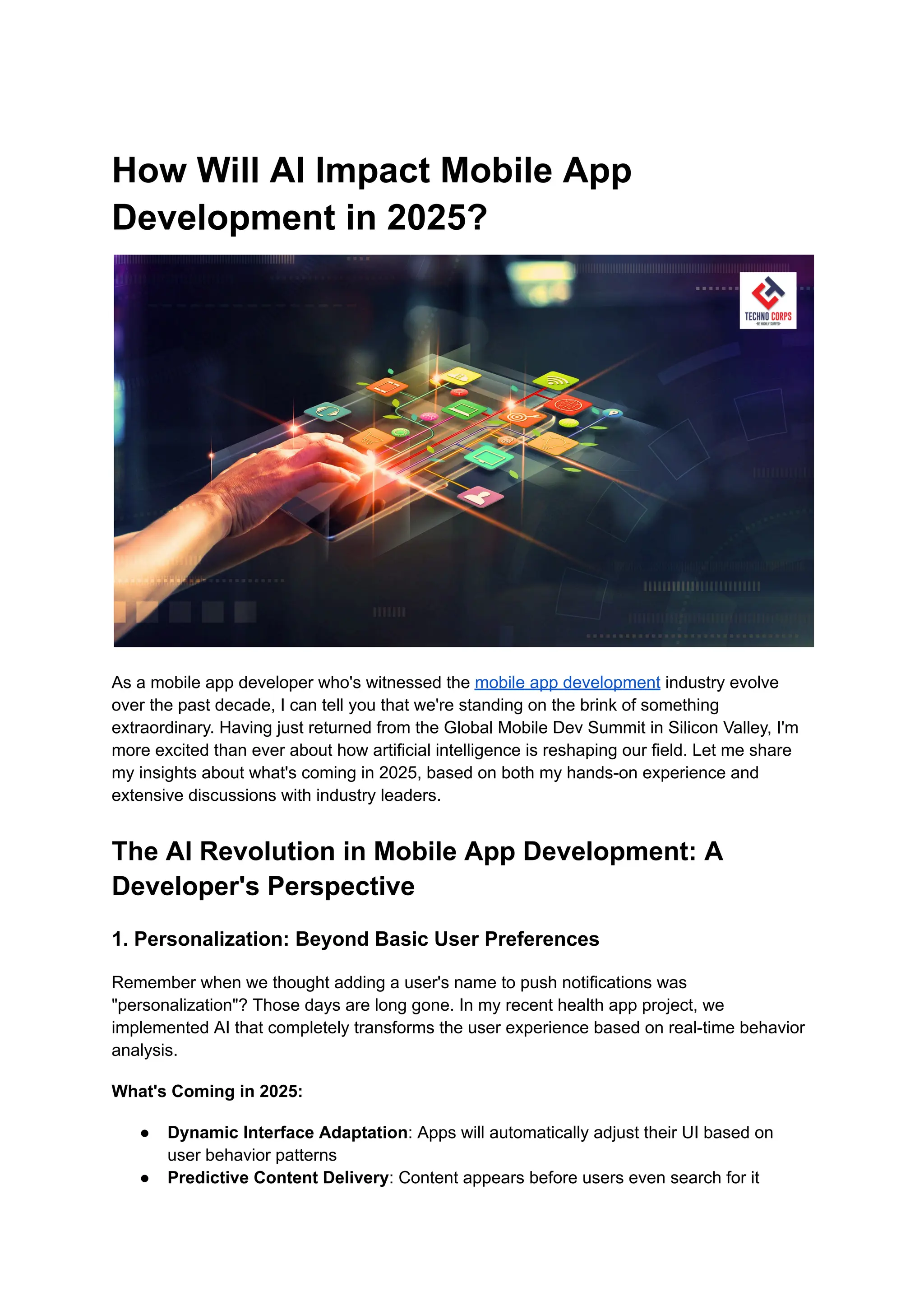 How Will AI Impact Mobile App Development in 2025.pdf