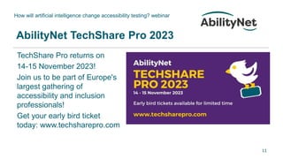 How will artificial intelligence change accessibility testing.pptx