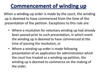 How winding up a company works | PDF | Bankruptcy | Business Banking ...