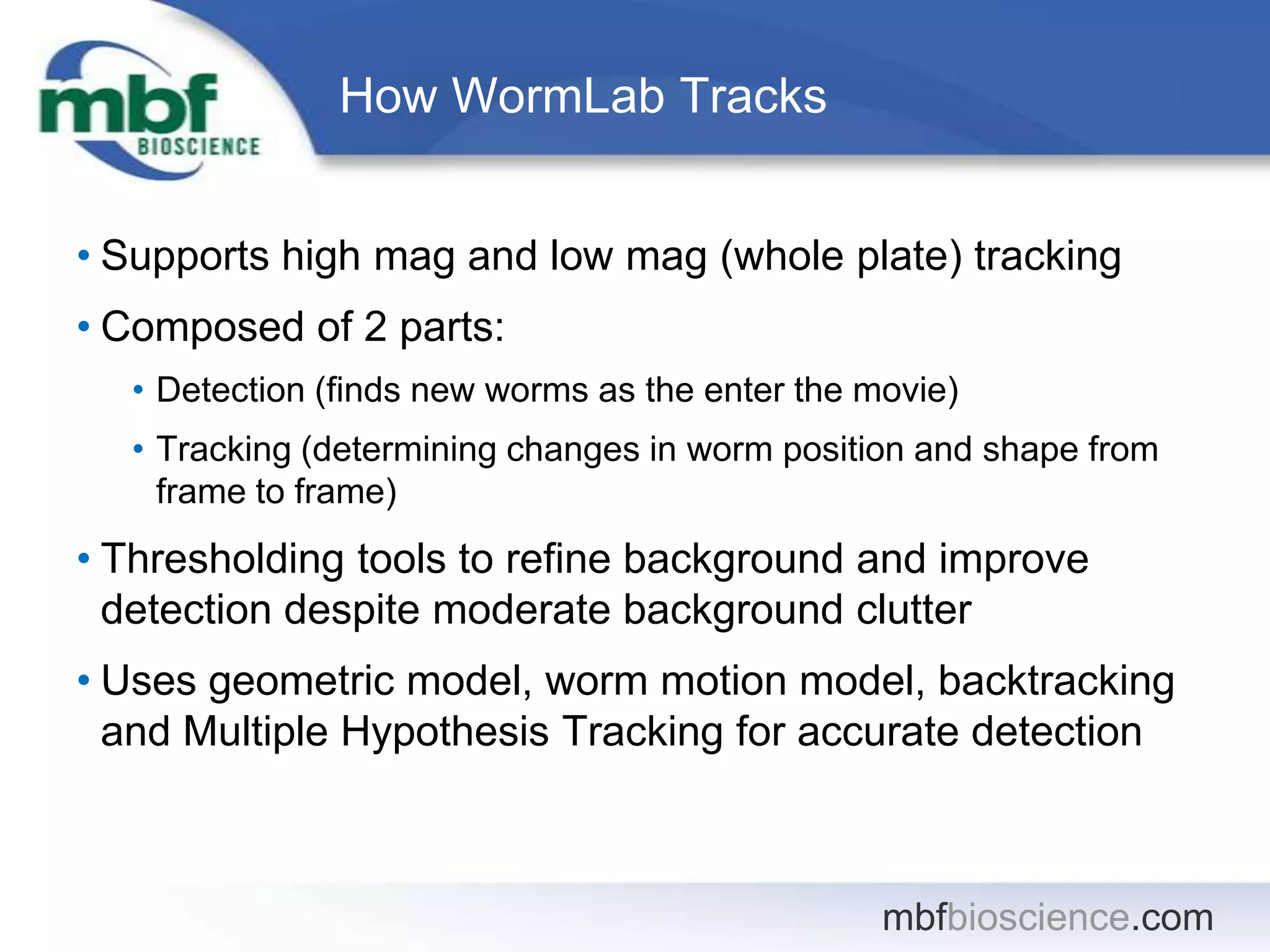 How WormLab Works | PPTX