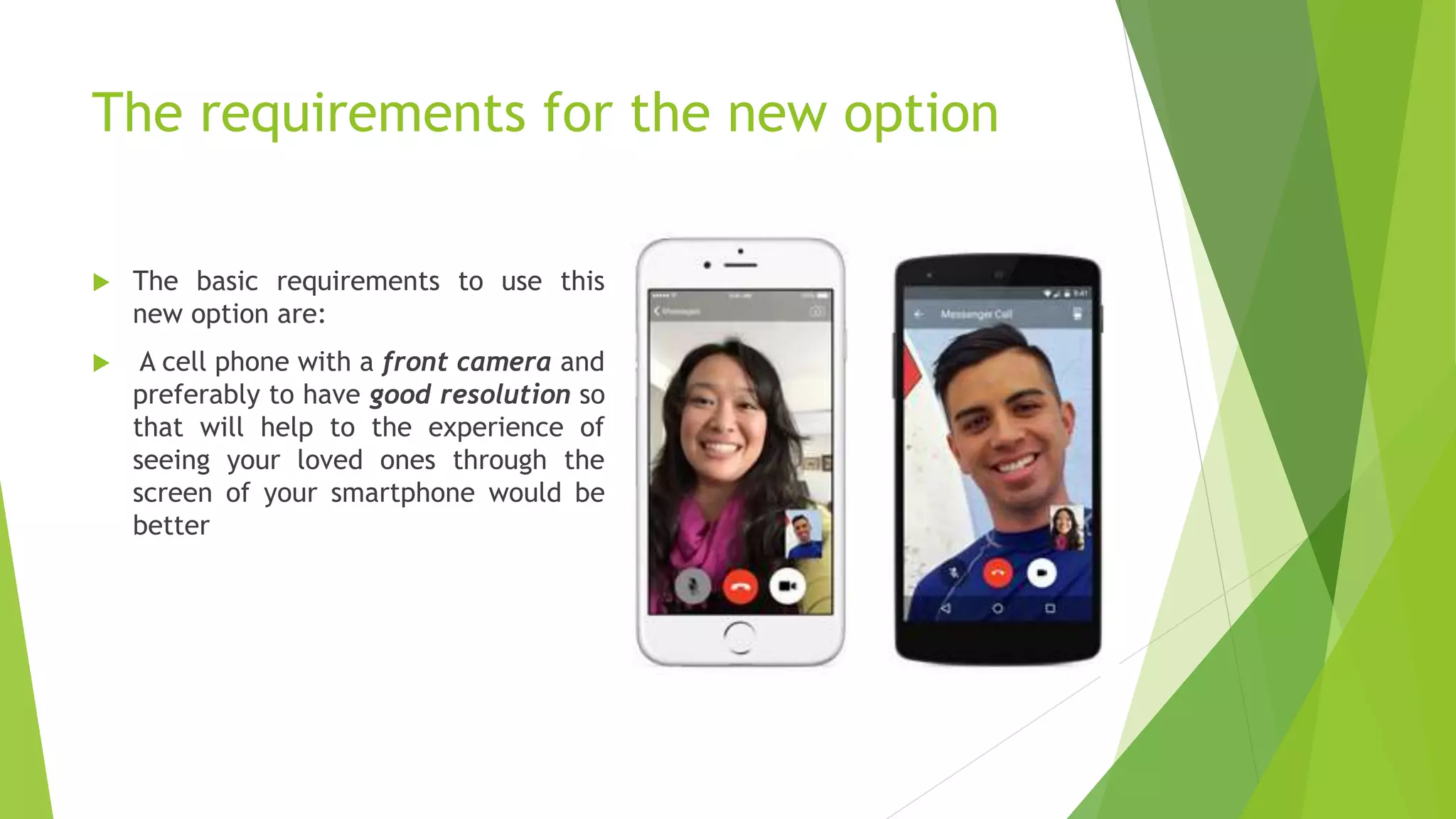 How works the videocalls of WhatsApp | PPT