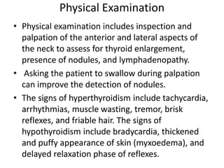 How would you approach a patient with thyroid | PPTX