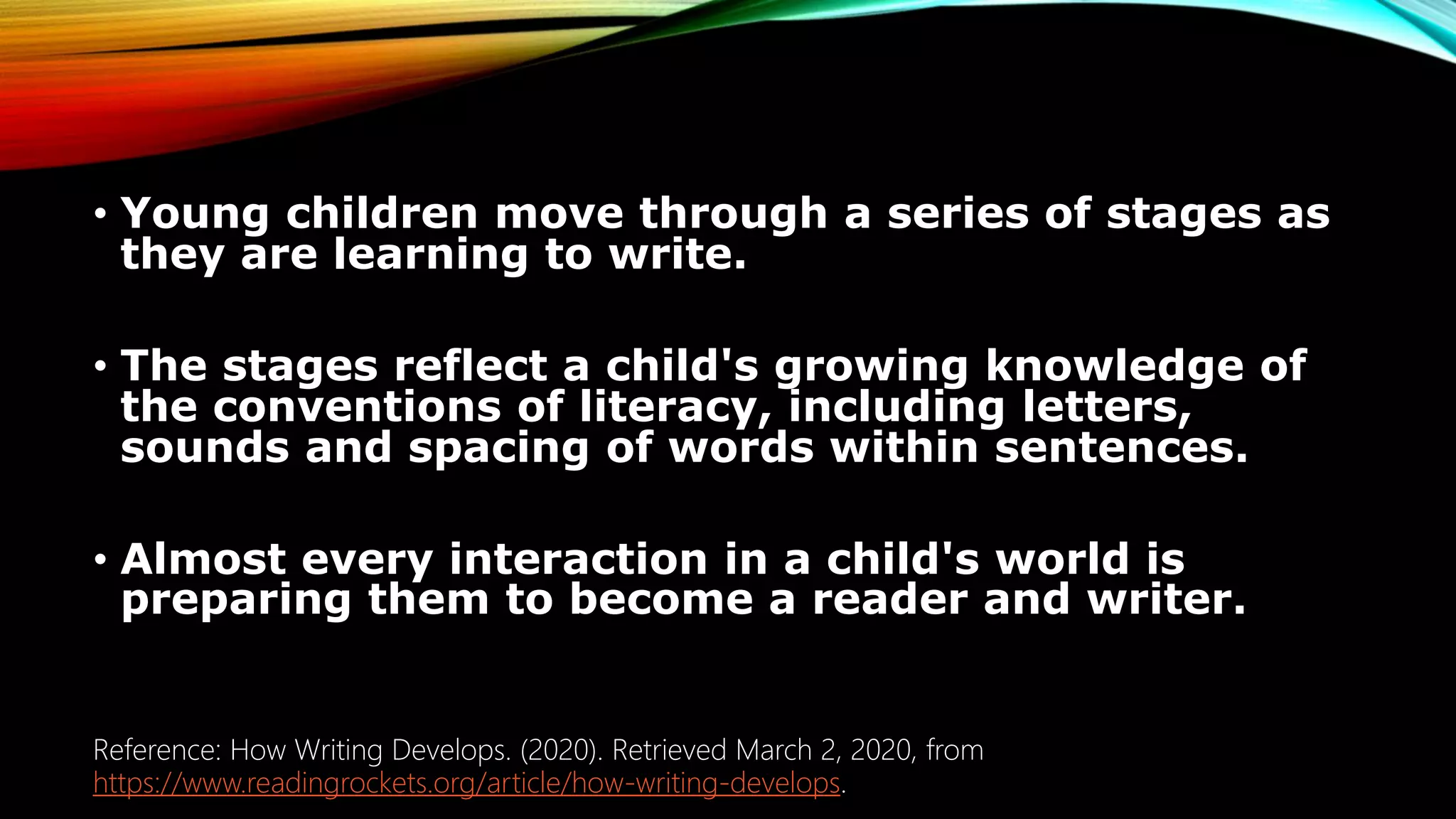 HOW WRITING DEVELOPS | PPTX