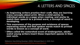 HOW WRITING DEVELOPS | PPTX