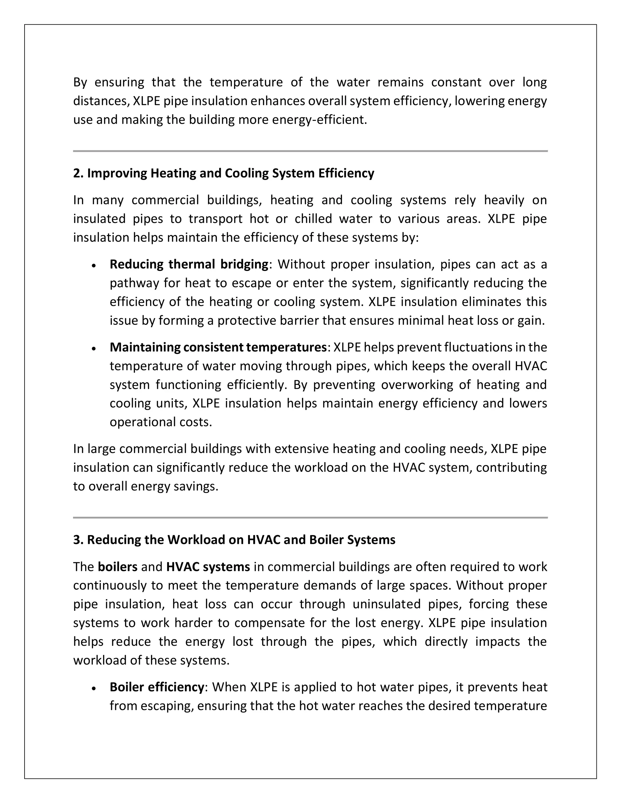 How XLPE Pipe Insulation Enhances Energy Efficiency in Commercial ...