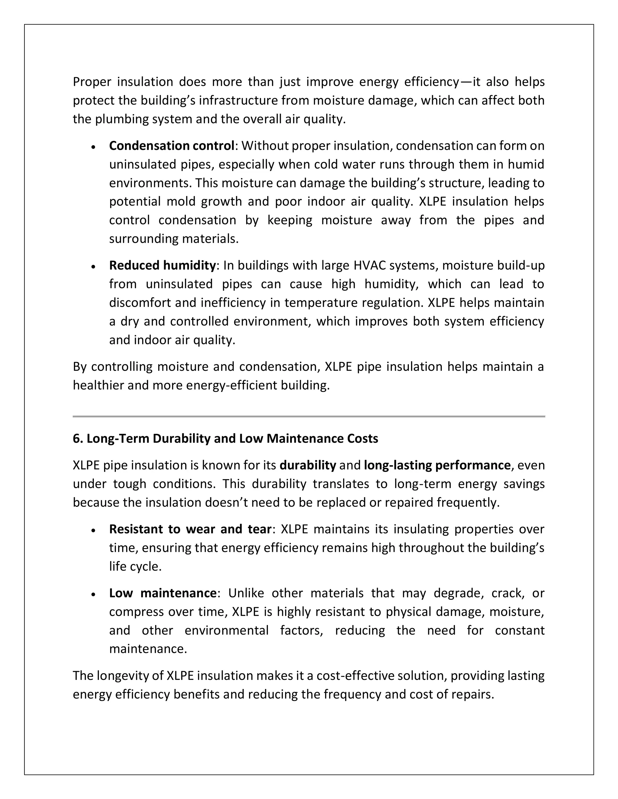 How XLPE Pipe Insulation Enhances Energy Efficiency in Commercial ...
