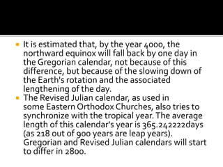 How year is measured | PPTX