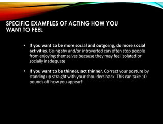 How you act is How you Feel | PDF | Mental Health | Diseases and Conditions