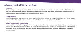 How Your Business Can Leverage AI/ML in the Cloud for Competitive Advantage? | PPT