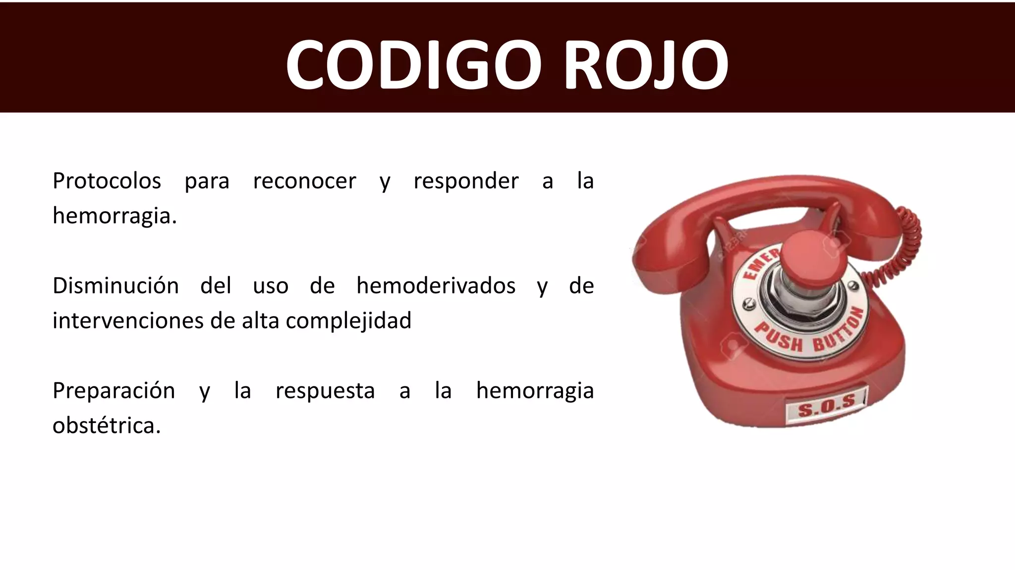 Código Rojo | PPTX