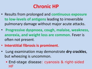 HYPERSENSITIVITY PNEUMONITIS | PPTX