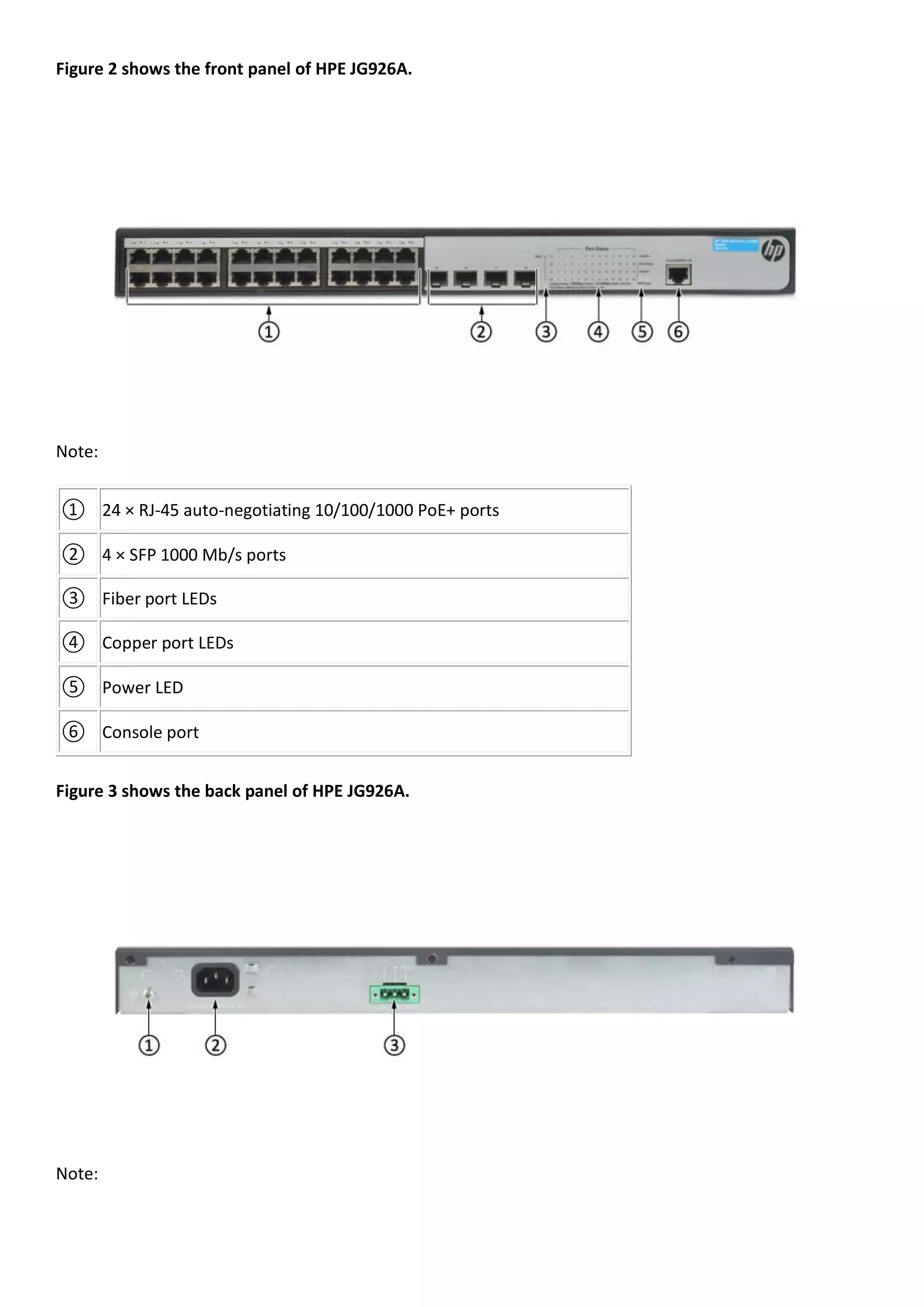 HP 2920-24G Switch - J9726A Datasheet | PDF