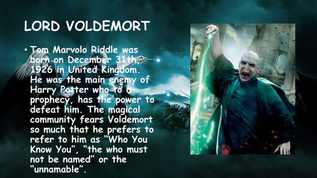 Resumen de la saga de Harry Potter, en Inglés | PPTX