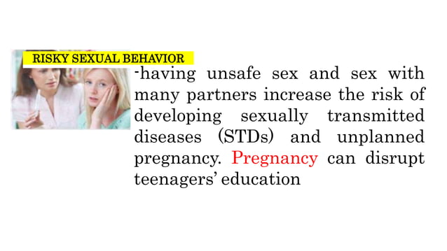 Grade 8 Health -Powerpoint of the Lesson: Risky Behaviors | PPTX