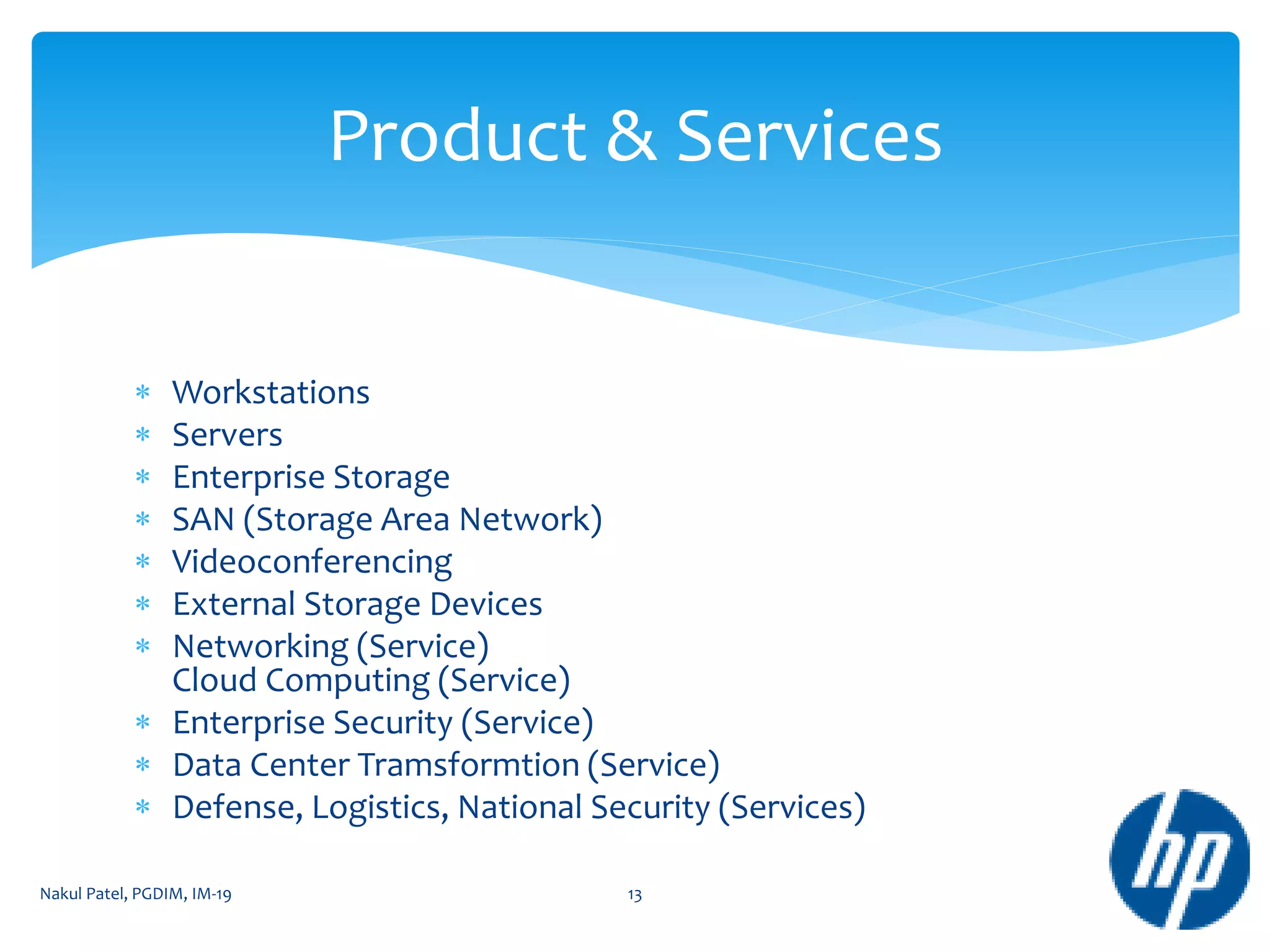 HP - Company Overview | PDF