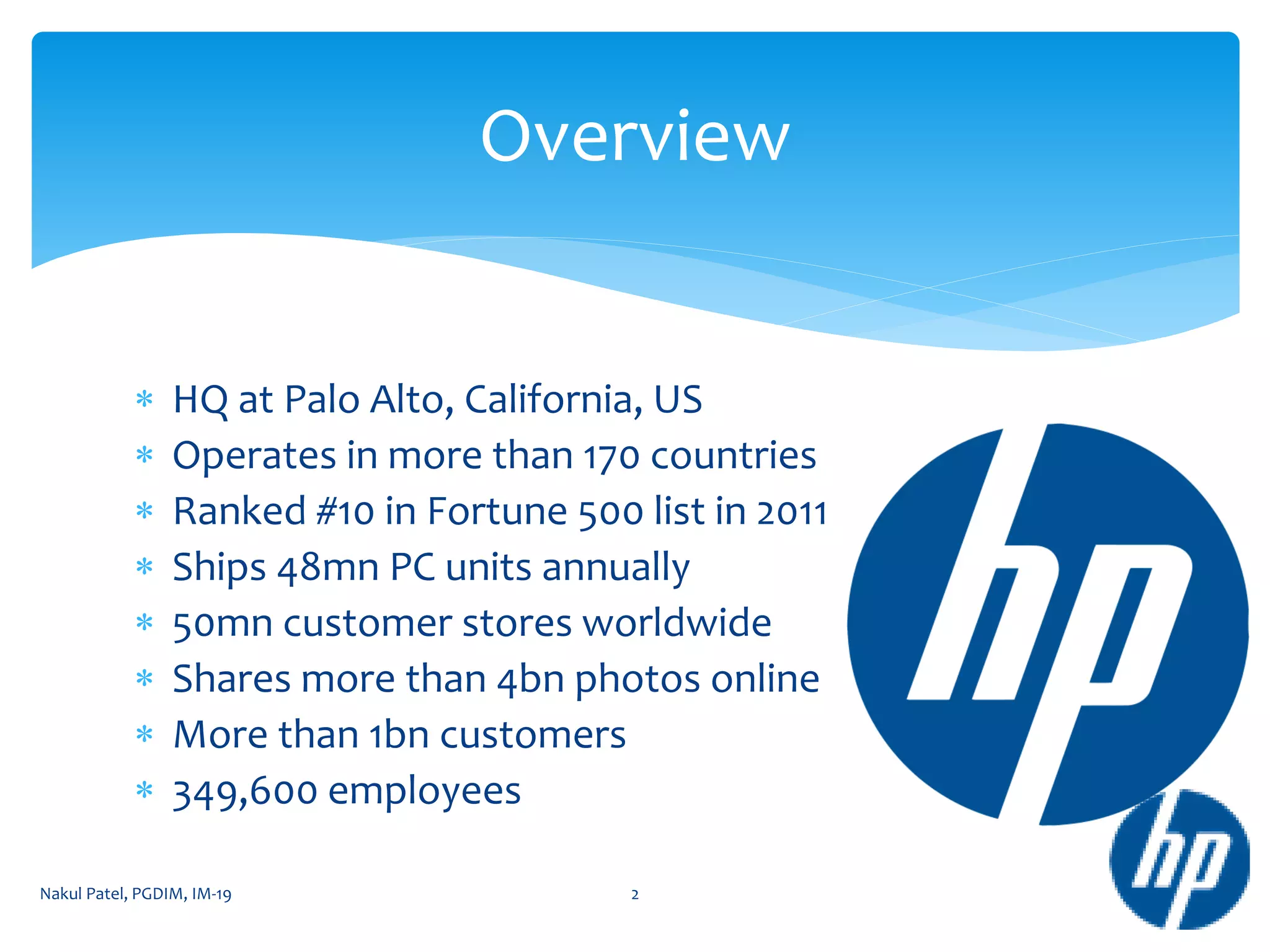 HP - Company Overview | PDF