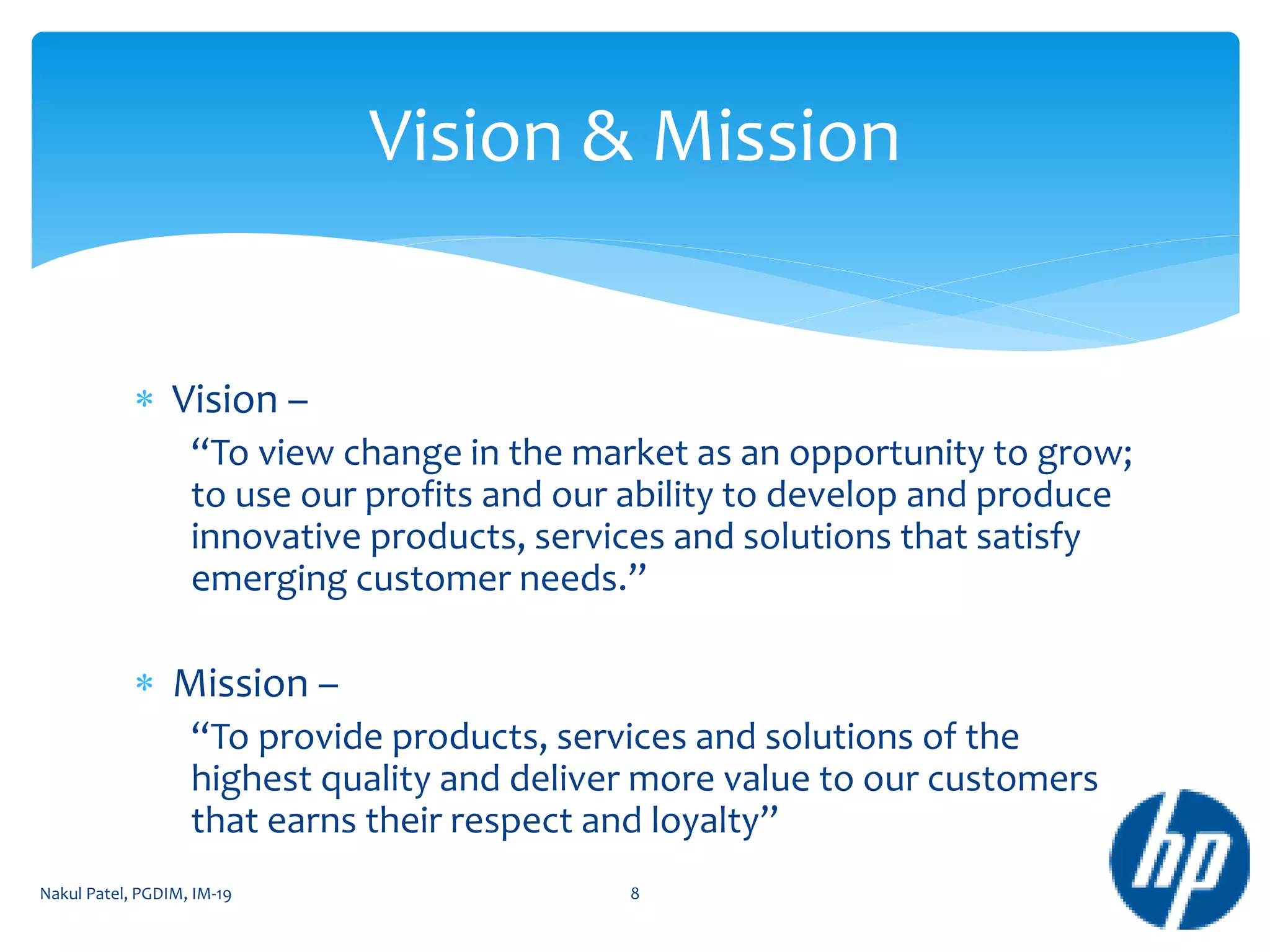 HP - Company Overview | PDF