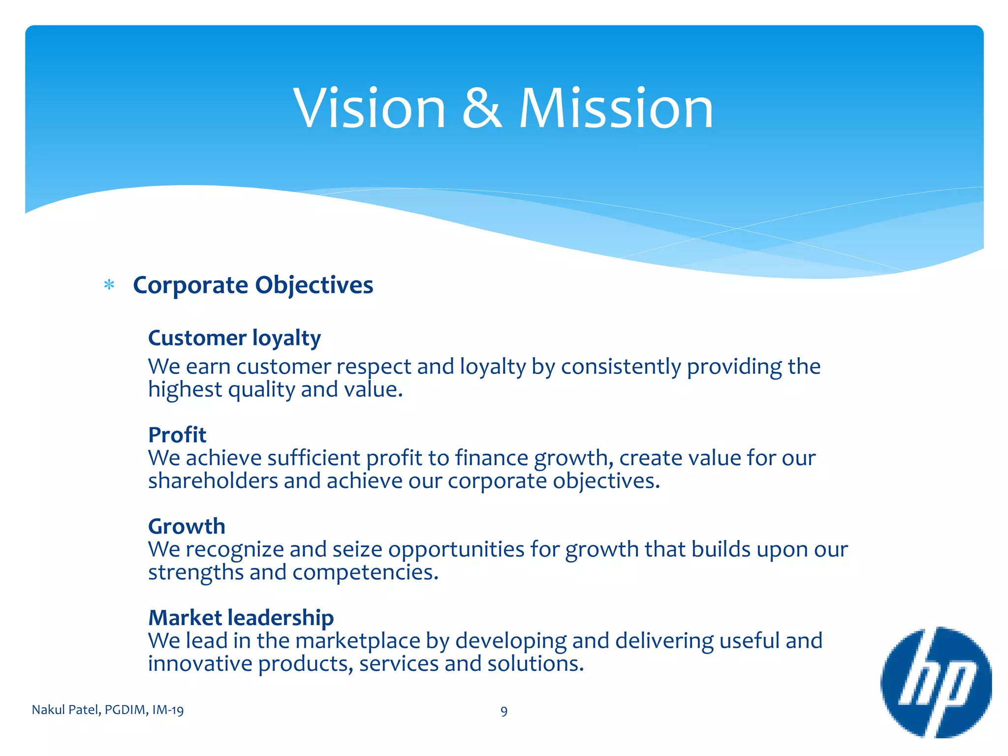 HP - Company Overview | PDF